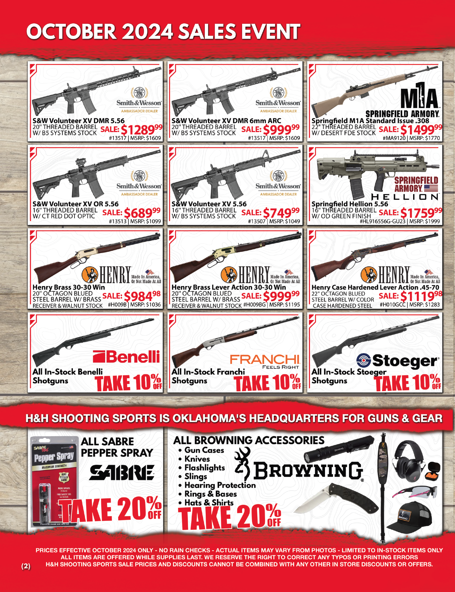 Score Big on Guns, Gear, and Safes at Our October Sales Event ...